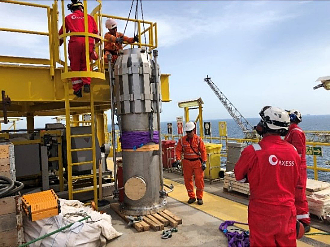 Safe and cost-effective flare tip replacement on offshore platforms ...