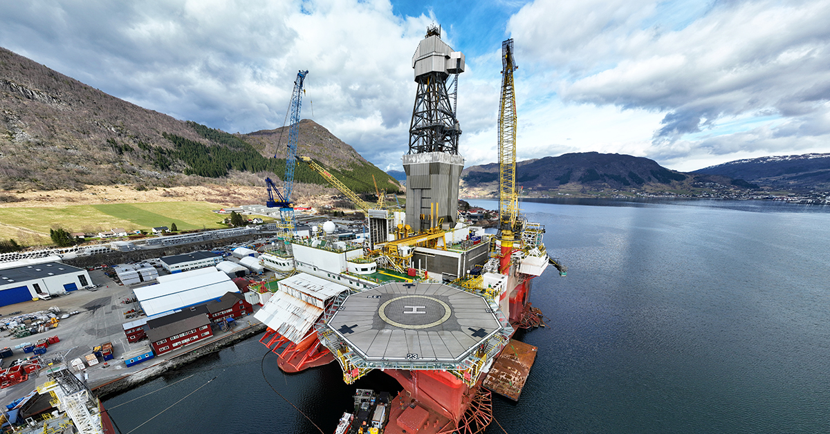 605T load test of a BOP crane | Axess Group
